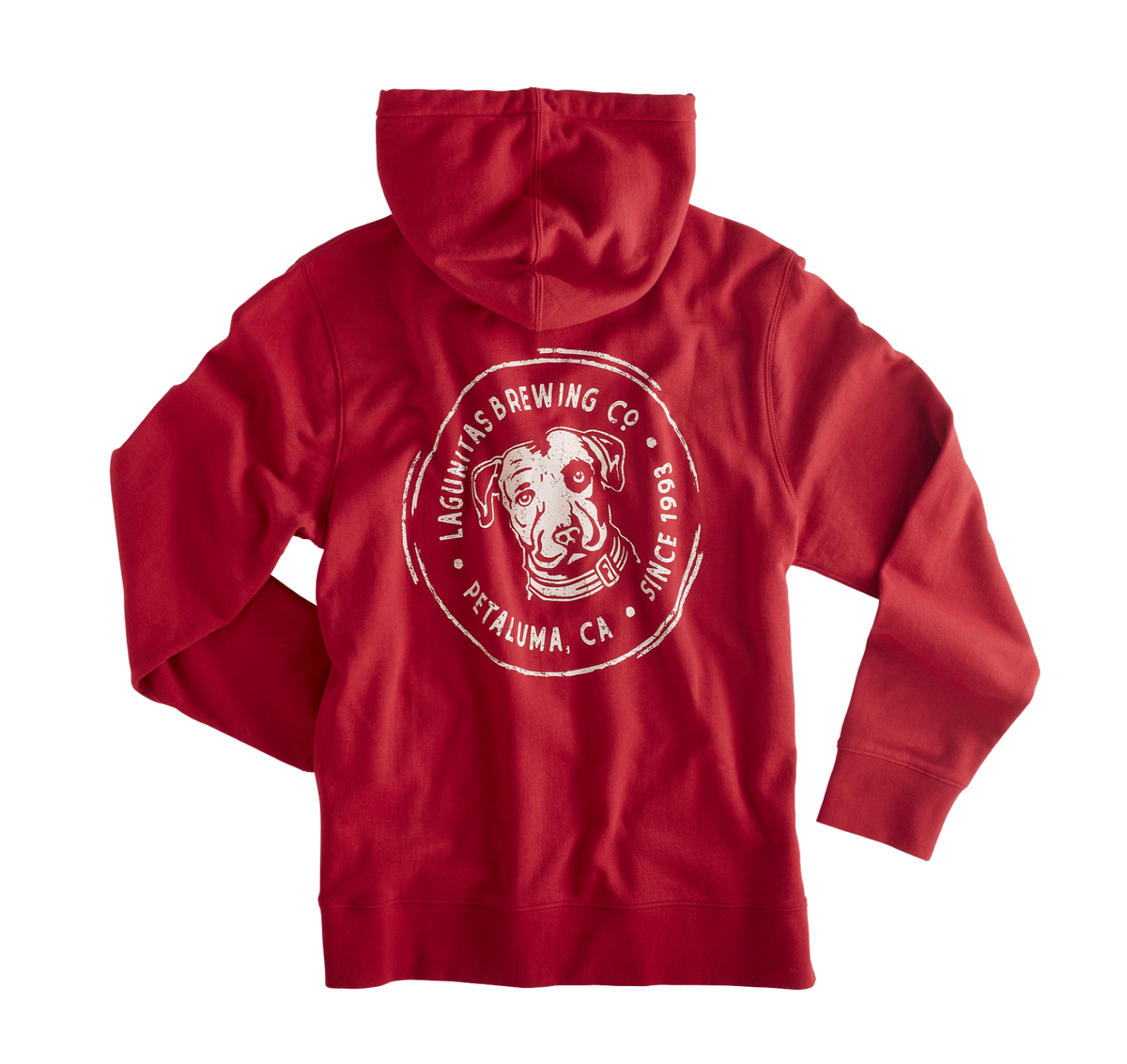 Lagunitas Dog Stamp Zip Up Hoodie — The Lagunitas Schwag Shop