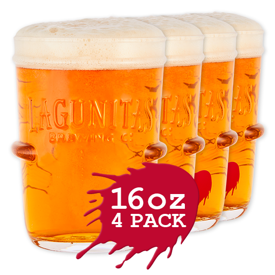 4pk - 16oz Stackable Mason Jars — The Lagunitas Schwag Shop